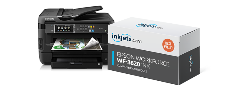 50% Off Epson WorkForce WF-3620 Ink – Inkjets.com