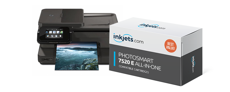65% Off HP PhotoSmart 7520 e-All-in-One Ink – Inkjets.com
