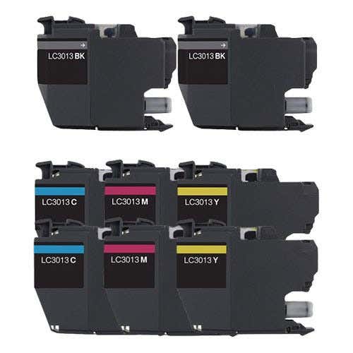Brother LC3013 Compatible High Yield Ink Cartridge 8-Pack – Inkjets.com